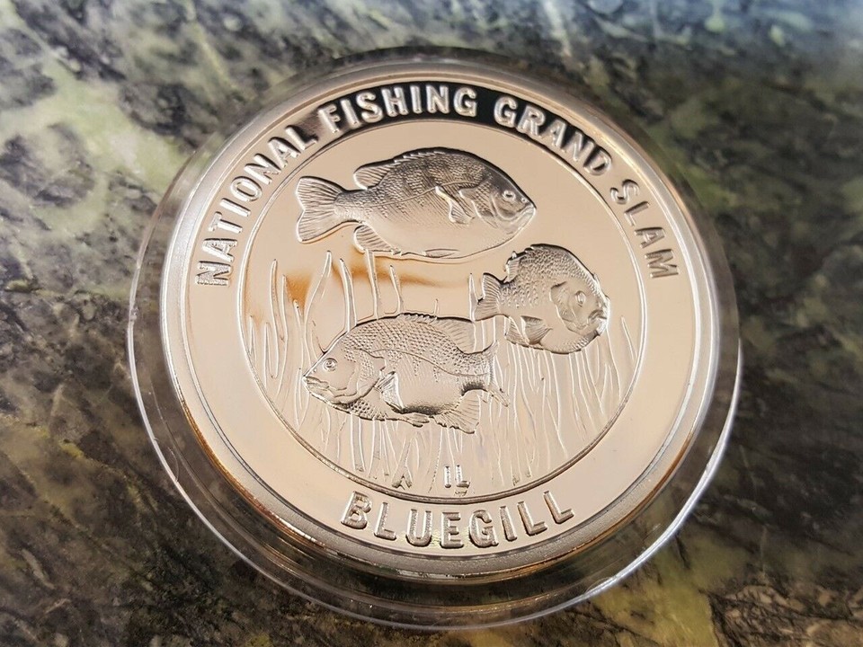 North American Fishing Club Coin Grand Slam Silver Plate Bluegill NAFC ...