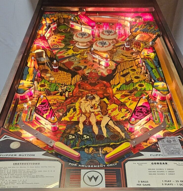 GORGAR Pinball Machine - Williams 1979 - 2027 | eBay