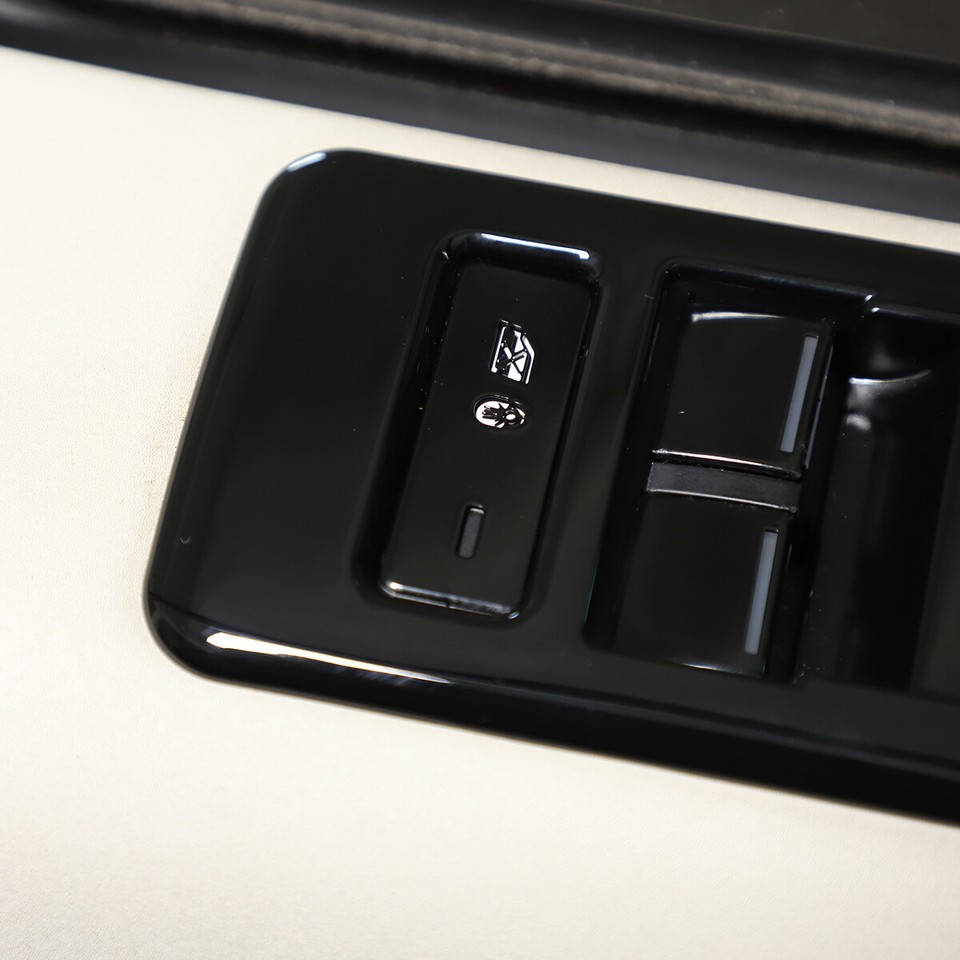 Black Door Armrest Window Switch Button Trim For Land Rover Range Rover ...