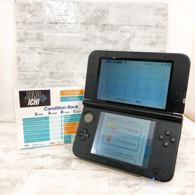 Nintendo 3DS LL Console Only Silver×Black NTSC-J Tested 1 day Shipping ...