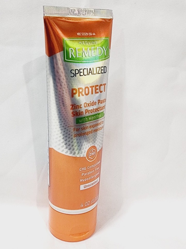 Medline Remedy PROTECT Paste Skin Protectant Menthol Unscented 4 oz ...
