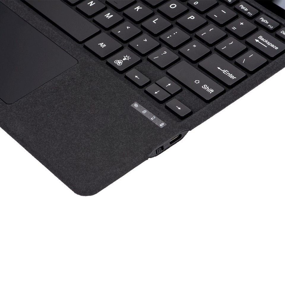 Backlit Wireless Slim Keyboard Touchpad for Microsoft Surface Pro 8/9/X ...