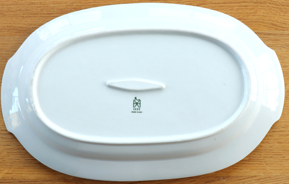 Plate Porcelain DDR Peace Doves Art Plate Sausage Cheese Count ...