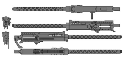 1/6 & 1/8 Scale Browning M2 WW II 50 Cal Aircraft Machine Gun Plans ...