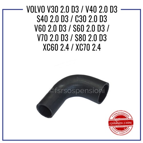 Sleeve Intercooler Hose for Volvo V30 V40 S40 C30 V60 S60 2.0 D3 ...