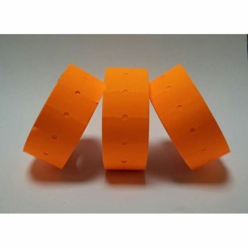 10 Rolls of FL. Orange Permanent for Motex MX-5500 CT1 21x12mm Price ...