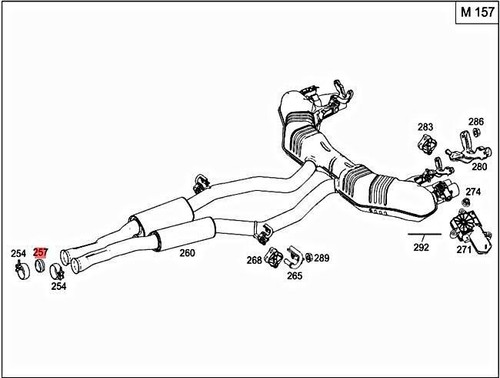 Genuine MERCEDES V251 A217 C190 C204 C209 C216 C217 Sealing ring ...