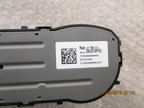 GM GMC CHEVY 84199205 ACDELCO 1574858 A/C HEATER CLIMATE TEMPERATURE ...