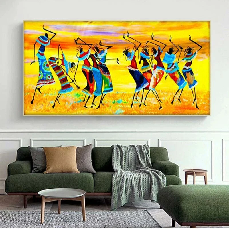 African People Paintings