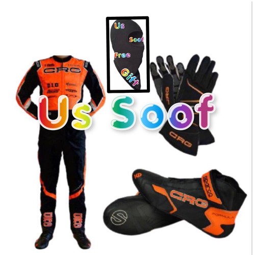 CRG Go Kart Race Suit CIK FIA Level With Shoes Gloves And Balaclava | eBay