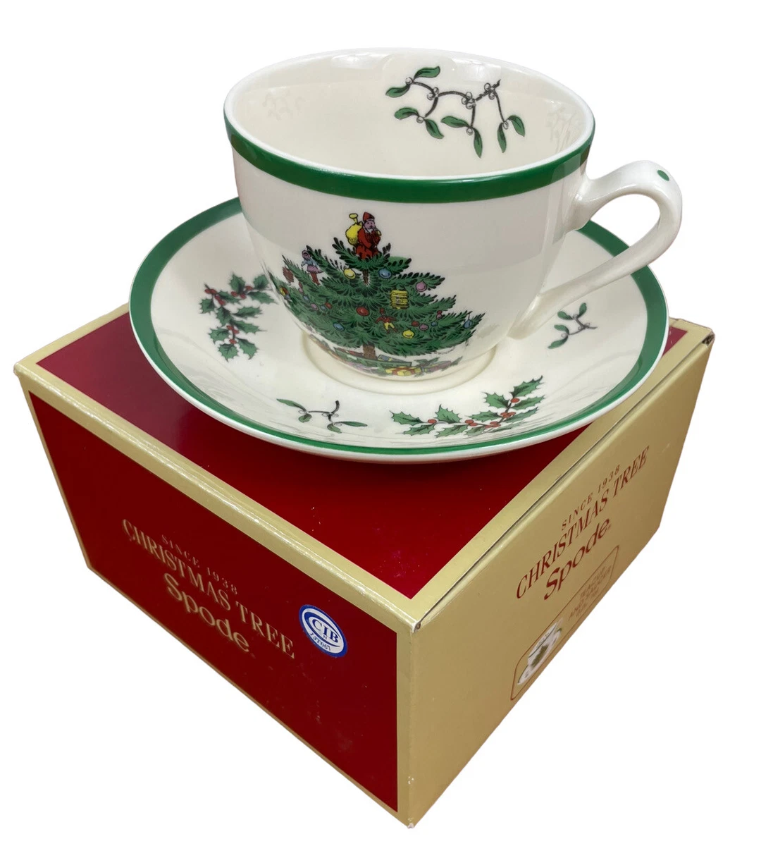 Christmas Tree Tea Cups