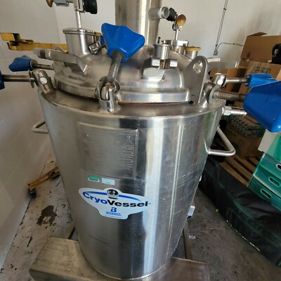 125 Liter Integrated Biosystems Cryovessel, 316L S/S, 50/65# | eBay