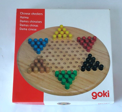 GOKI ~ Chinese Checkers Wooden Board Game NEW | eBay