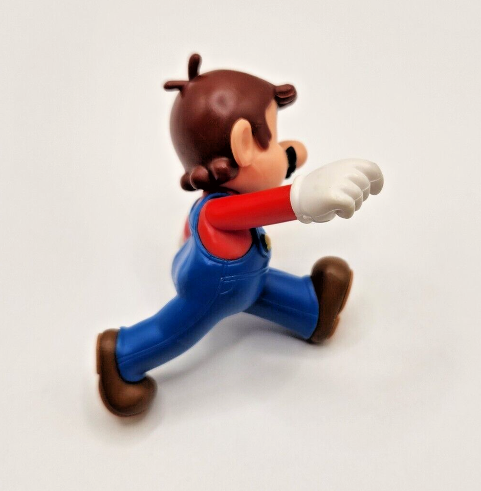 Super Mario Brothers Running Mario Nintendo Action Figure 2.75" Tall ...