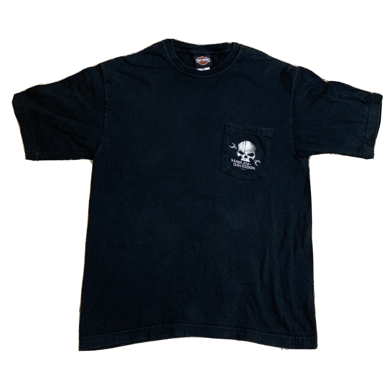 Harley Davidson Rogers Arkansas Skull Graphic Tee Shi… - Gem