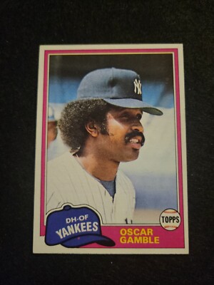 1981 Topps 139 Oscar Gamble New York Yankees Baseball Card C15 | eBay