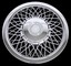 4 New 15" CHROME SPOKE Hub Caps Full Wire Wheel Covers Rim Cap Lug ...