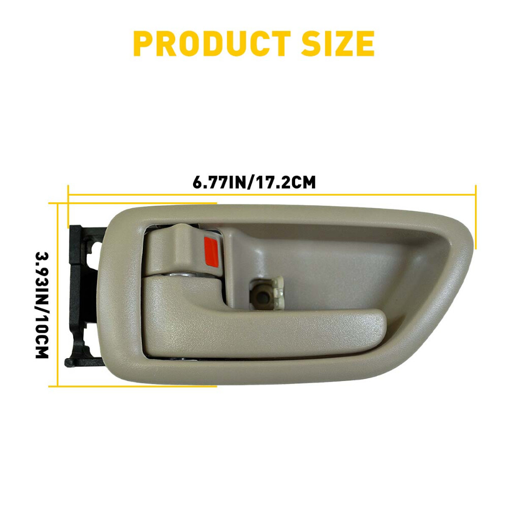 for 01-07 Toyota Sequoia Inside Door Handle Trim Beige Tan Left Driver ...