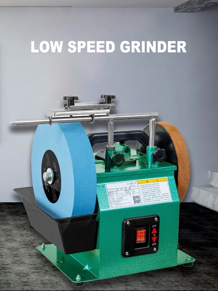 10 Inch Low Speed Water-Cooled Sharpener Machine Desktop Grinder ...