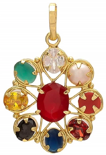 Shri Yantra Navratna Pendant Navgraha Shanti Best And Real Quality ...