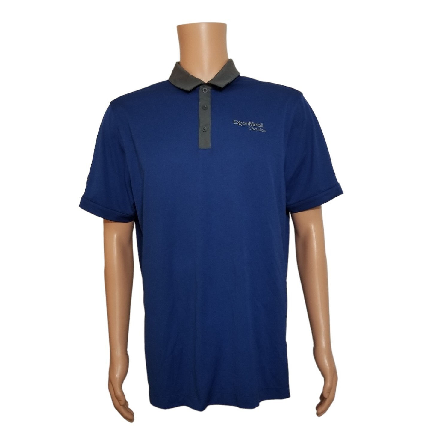 ExxonMobil Chemical Nike Golf Dri Fit Short Sleeve Polo Shirt Large ...