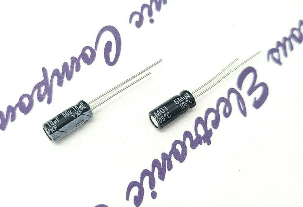 10pcs - RUBYCON 10uF 50V YXF 105°C Radial Capacitor - JAPAN | eBay