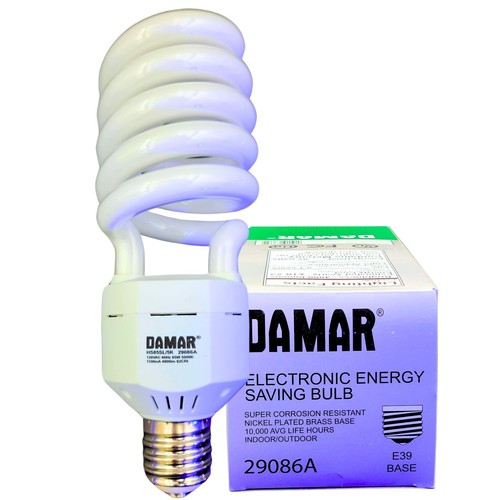 DAMAR 65 Watt Super Spiral CFL Light Bulb - 5000K Daylight - Mogul Base ...