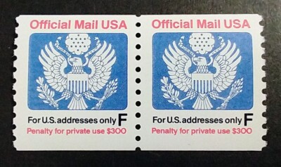 US Stamp Scott# O144 Pair - Official Mail Stock Photo | eBay