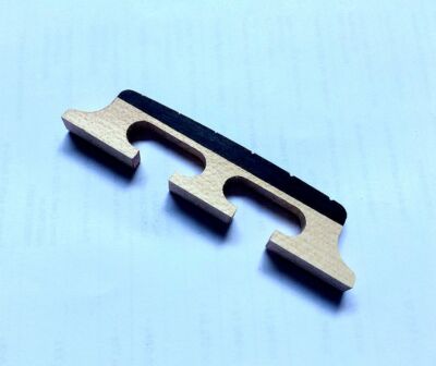 Genuine Maple Rosewood 6 String Bridge Pre-Slotted for Mandolin Banjo ...