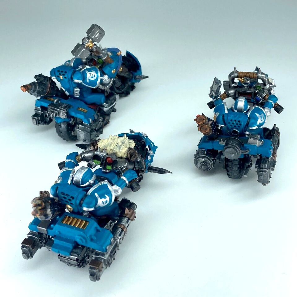 Attack Bike Squad - Space Marines - Kitbash Warhammer 40k Games ...