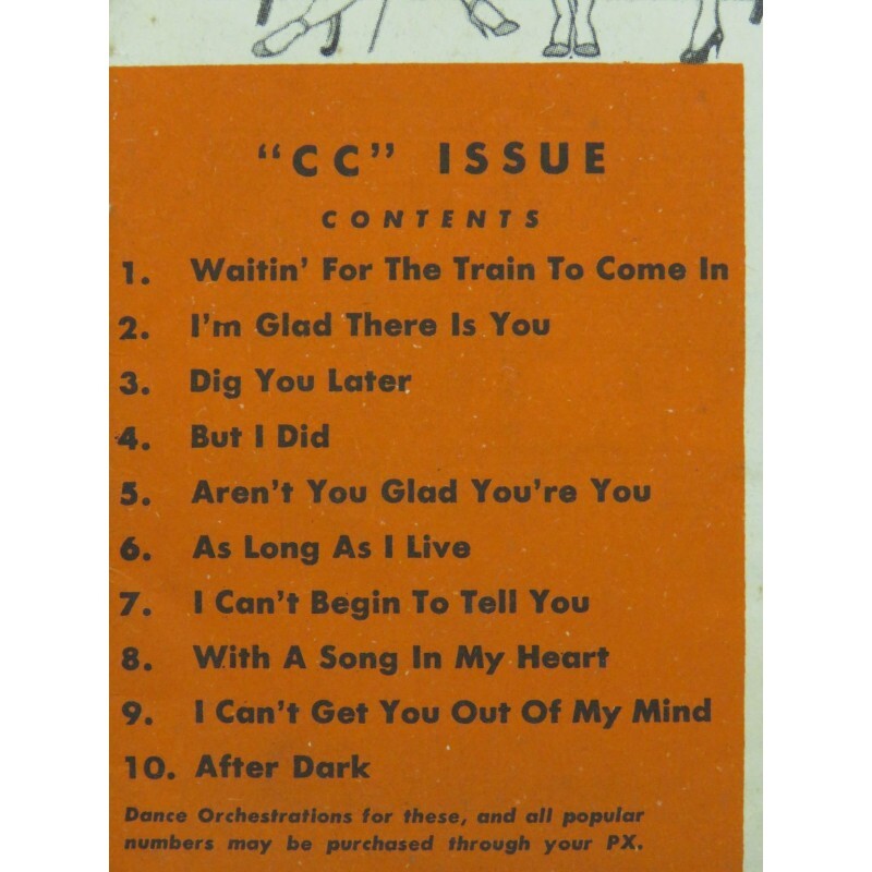 Army Navy Hit Kit Of Popular Songs Canto Piano 1945 | eBay