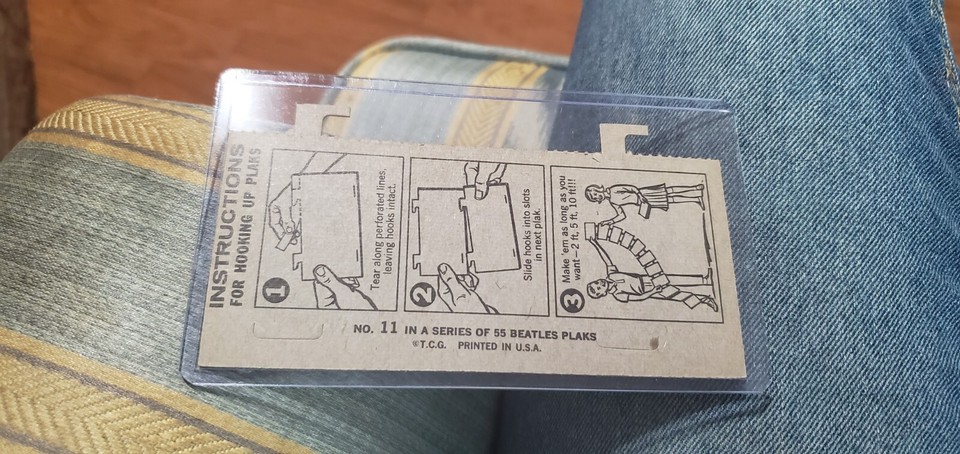 THE BEATLES Plak card #11 topps 1964. The Chairman of the board | eBay