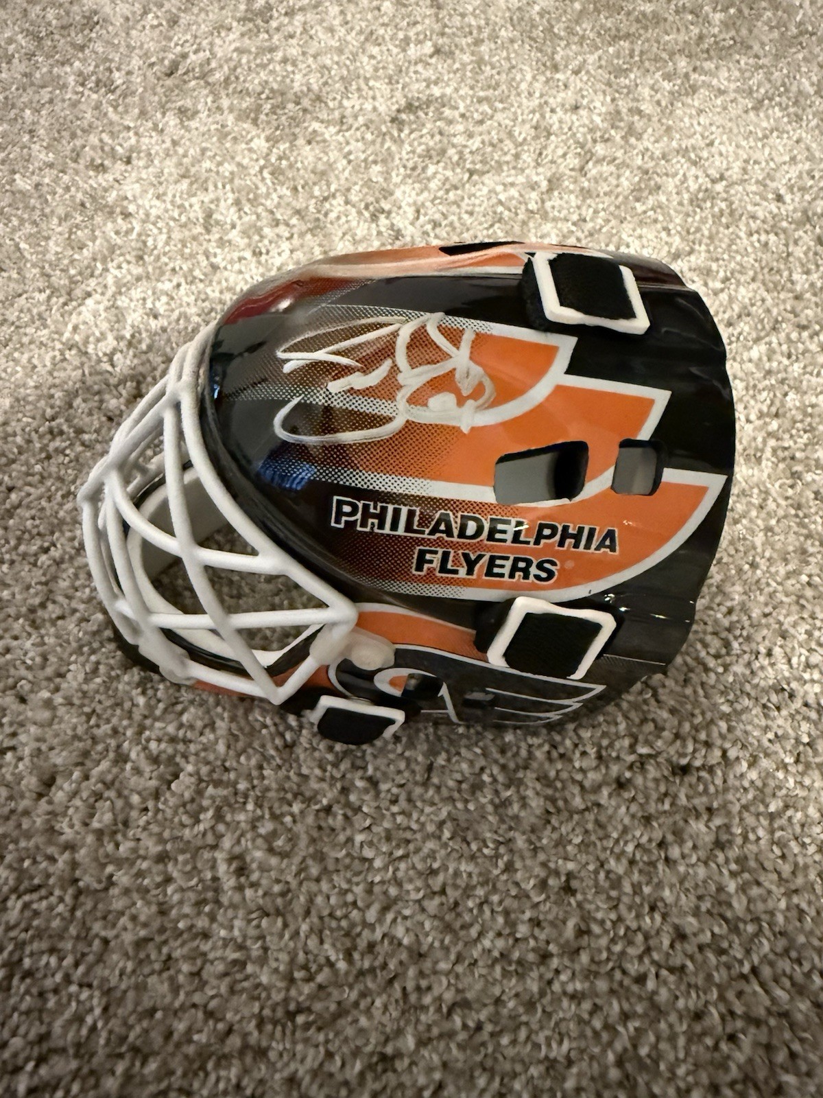 Sean Burke Signed Goalie Mask W/COA FLYERS | eBay