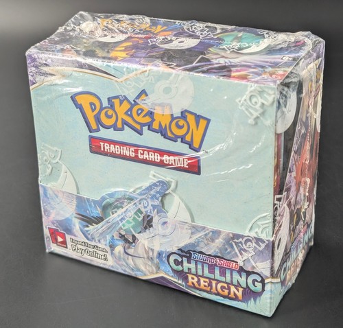 Pokemon TCG Sword & Shield Chilling Reign Booster Box Factory Sealed ...
