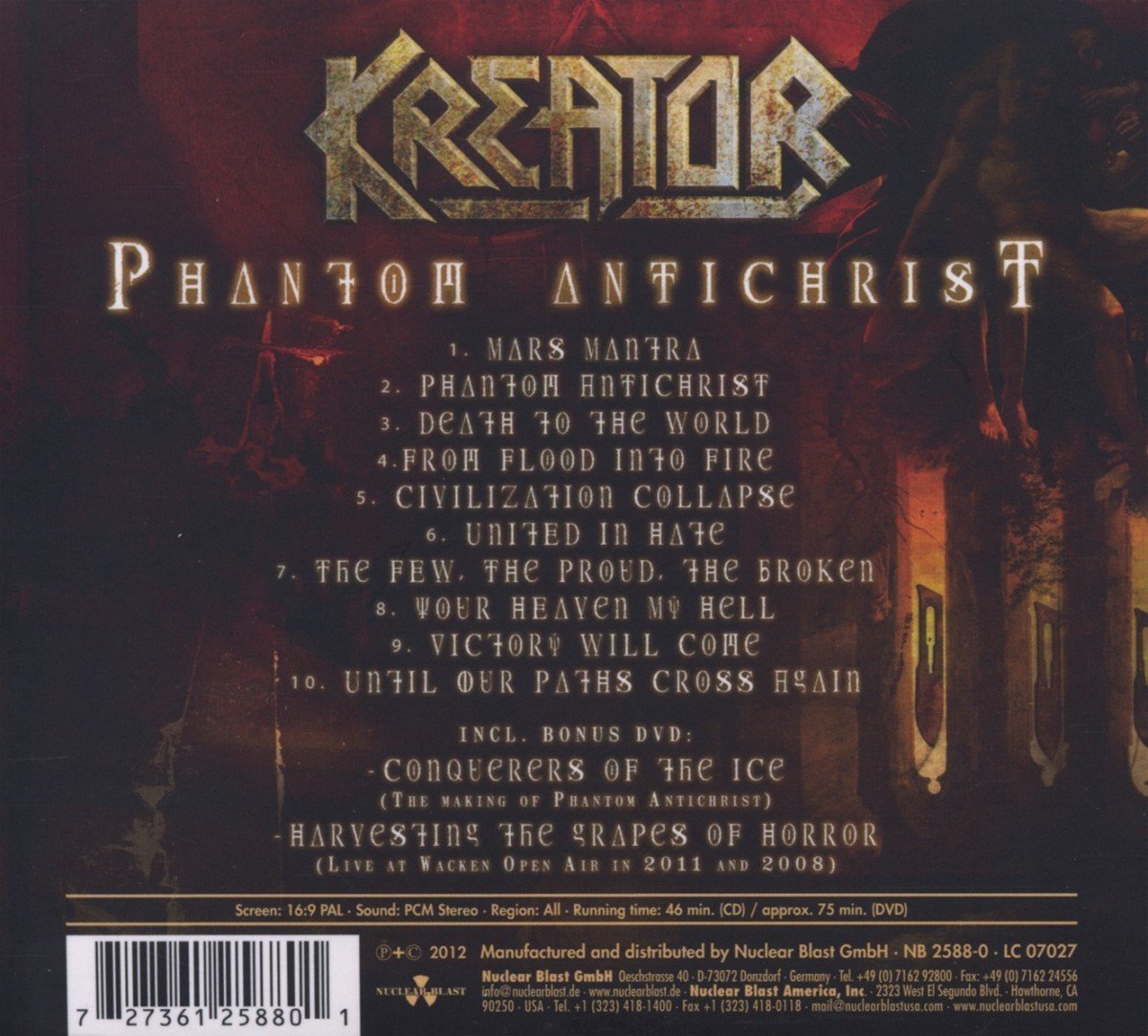 Phantom Antichrist by Kreator (CD, 2012) for sale online | eBay