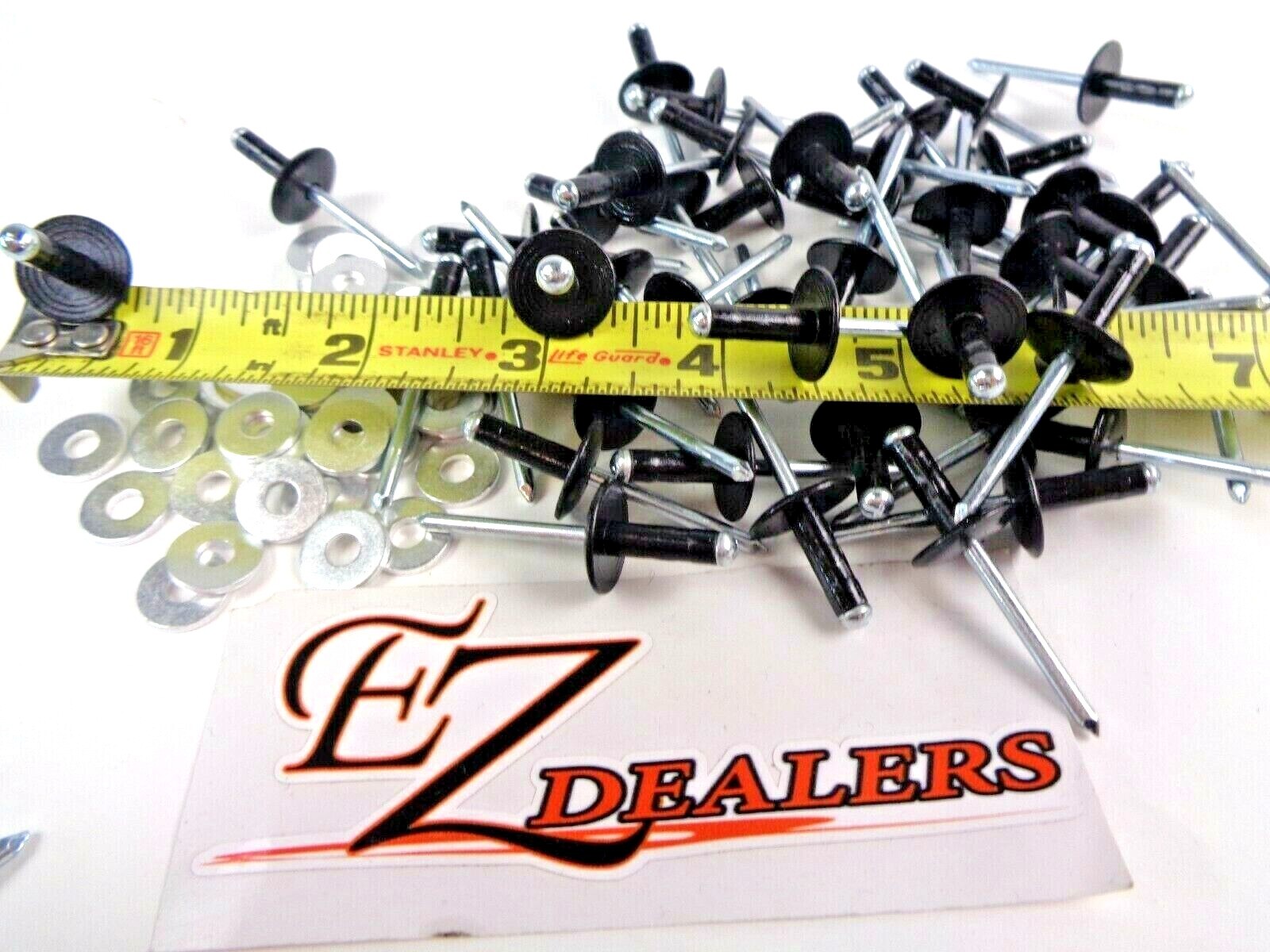 Vintage Ski-doo Snowmobile Rivets 3/16 Black Large Head Rivets & 50 ...