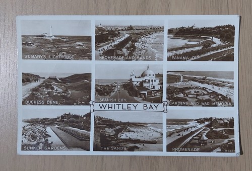 Real Photo Multiview Postcard: Whitley Bay, Tyneside. Valentine's ...