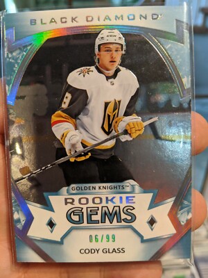 2019-20 Upper Deck Black Diamond Rookie Gems Spectrum Cody Glass #06/99 ...