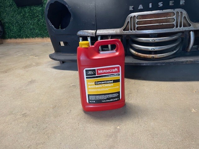 1 Gallon MOTORCRAFT Engine Coolant / Antifreeze VC7B GOLD Concentrated ...