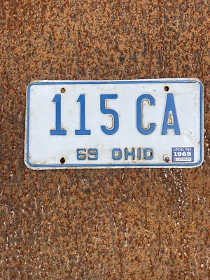 vintage 1969 ohio license plate | eBay