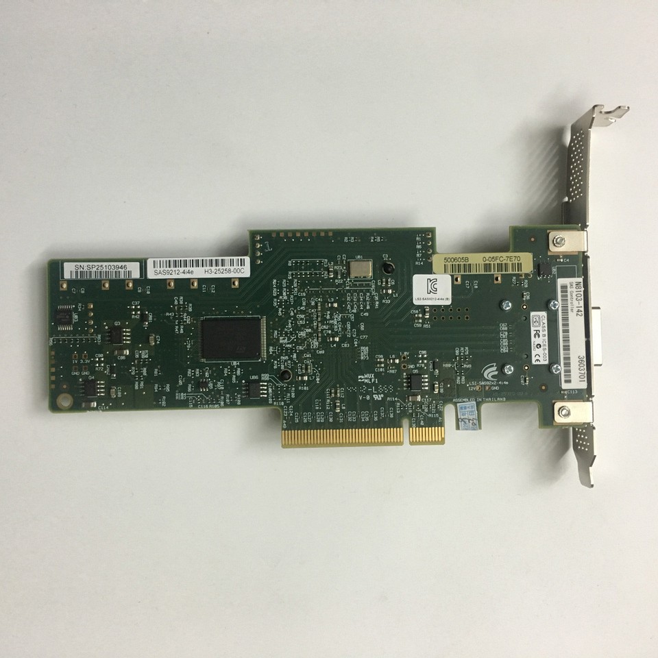 LSI 9212-4i4e IBM 46M0907 46M0908 PCI-E 6Gb SAS Raid Controller Card | eBay