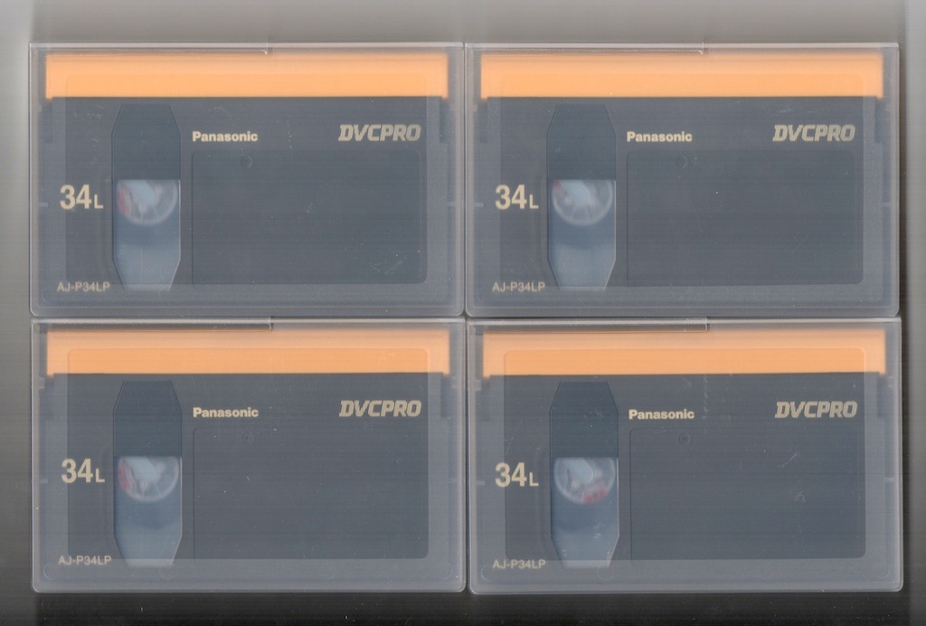 Panasonic AJ-P34LP DVCPro Video Tapes, Lot of 4, New | eBay