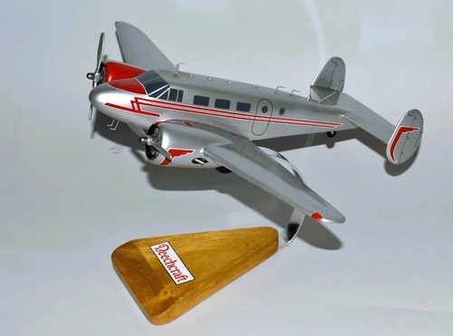 Beechcraft Twin Beech 18 Private Plane Desk Top Display 1/32 Model SC ...