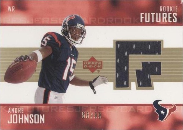 2003 Upper Deck - Rookie Futures Gold #RF-AJ Andre Johnson /99 (MEM, RC ...