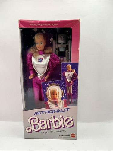 VTG Mattel 80's Astronaut Barbie Doll #2449 1985 Damaged Box | eBay