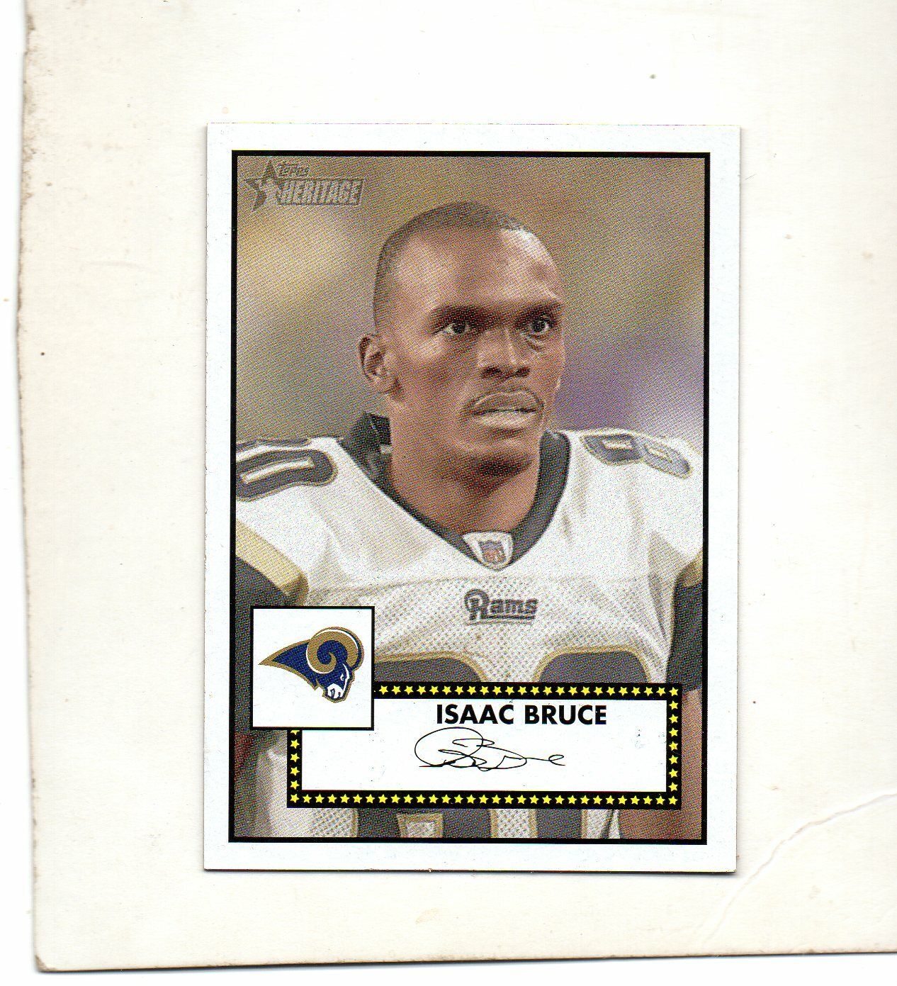 isaac bruce saint louis rams 41 2006 topps heritage sp card | eBay