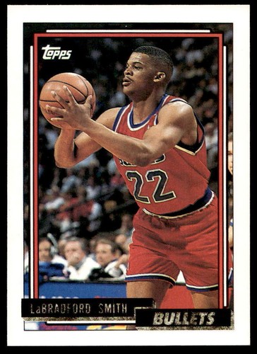 1992 Topps Gold #296 LaBradford Smith Washington Bullets | eBay