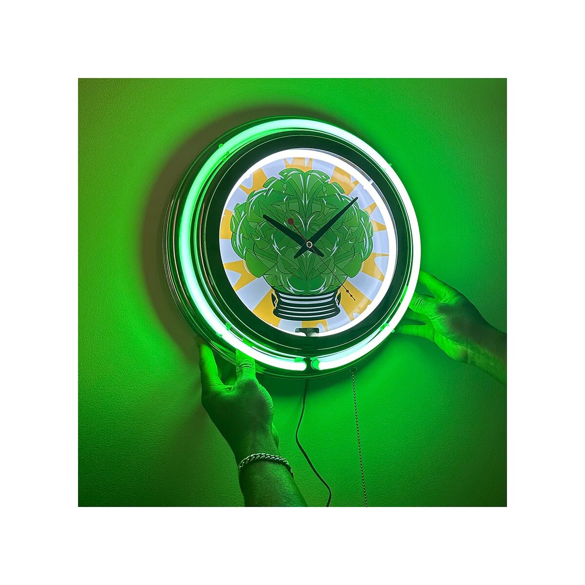 Notre Dame Neon Wall Clock From Nashville San Francisco 49ers 18" Neon