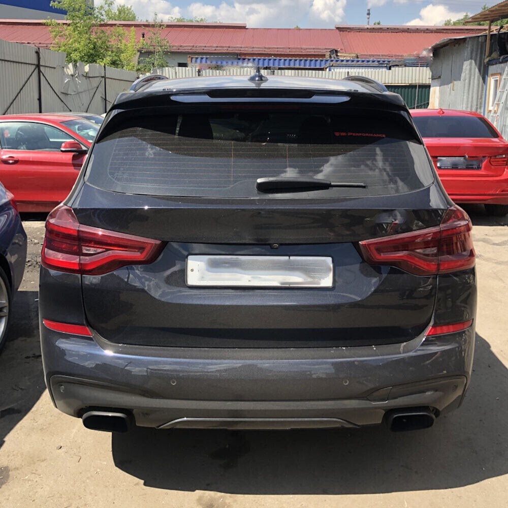 Glossy Black Rear Roof Spoiler Window Wing For BMW F97 X3M X3 G01 G08 ...