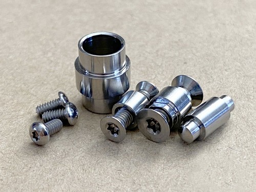 Anodized Black Titanium Screw & Pivot Kit for Spyderco Para 3 C223 ...
